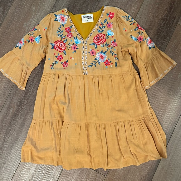 Dresses | Embroidered Top Dress | Poshmark